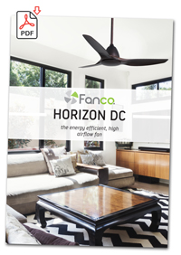 DC Fanco Horizon Ceiling Fan with Remote - by Fanco Australia