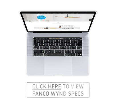 Wynd DC Ceiling Fan with Remote - Teak 54" | Fanco Australia