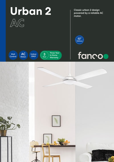 Ceiling Fan Spec Sheets - Fanco