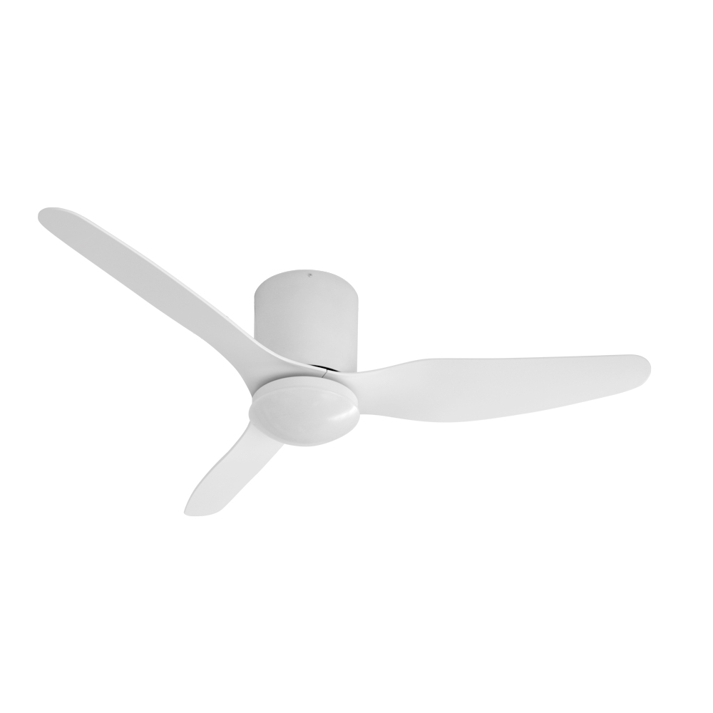 Studio 48″ White SMART DC Ceiling Fan with Remote Control & LED Light ...