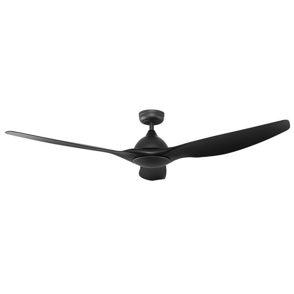 Horizon DC Ceiling Fan with Remote and Wall Control - Black 64" | Fanco ...
