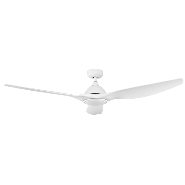 Horizon DC Ceiling Fan SMART/Remote with CCT LED Light - White 64" | Fanco