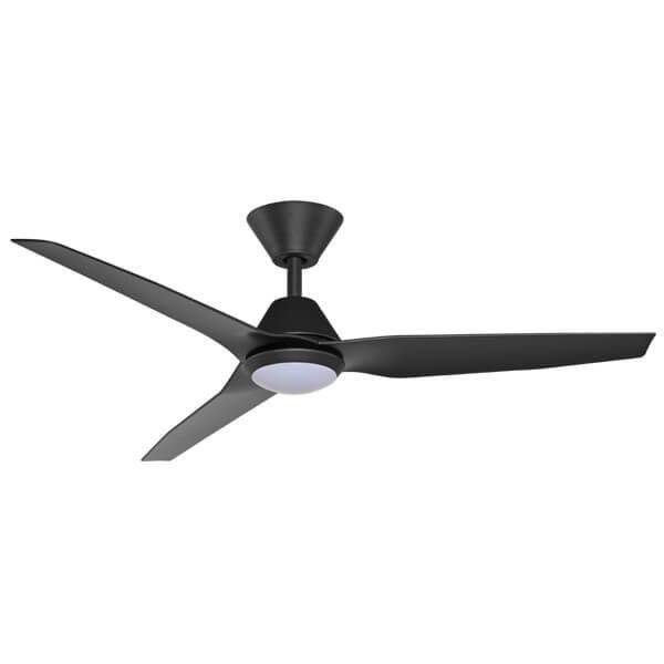 Infinity iD DC Ceiling Fan SMART/Remote with CCT LED Light - Black 48 ...