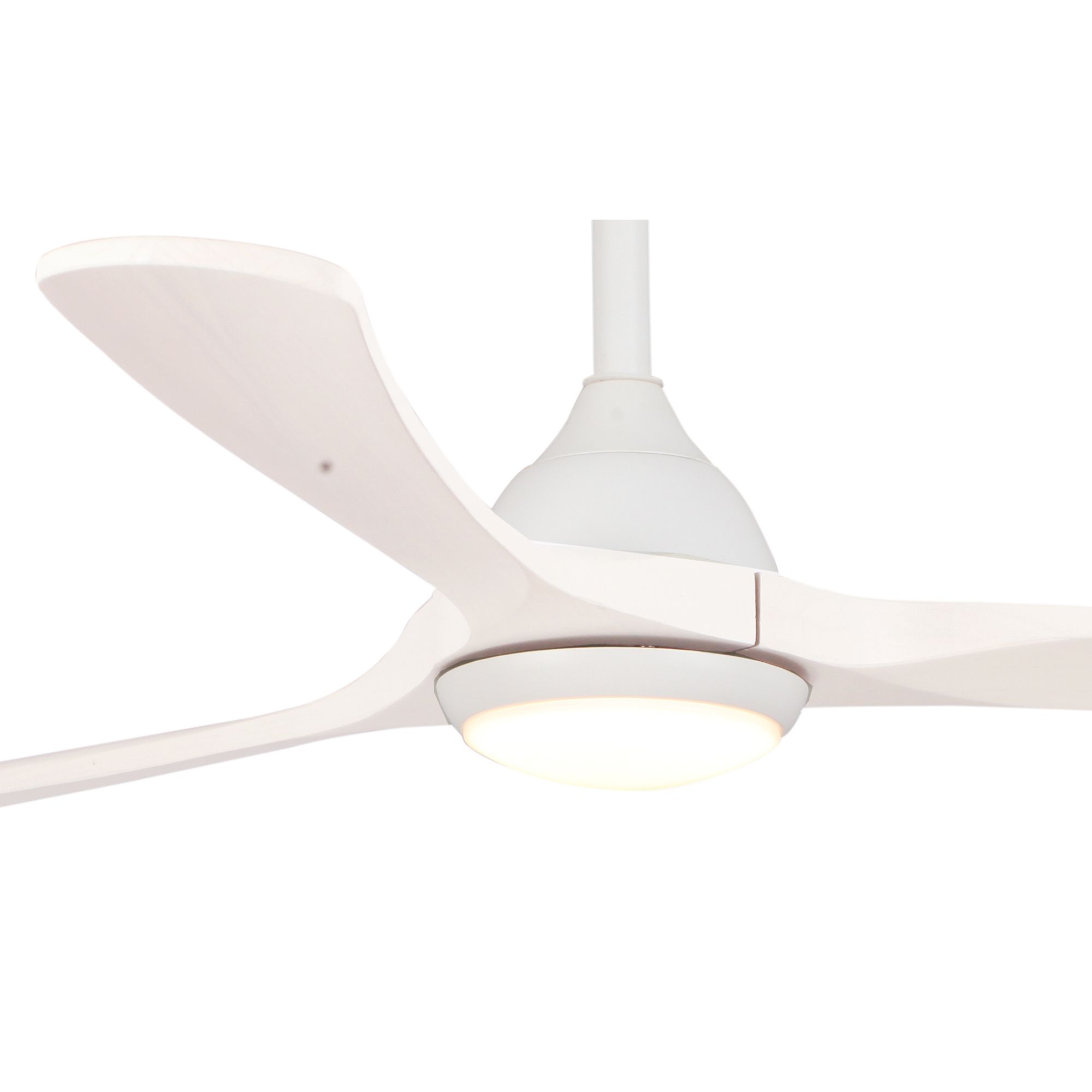 Sanctuary DC Ceiling Fan with RC & CCT LED- White 52"