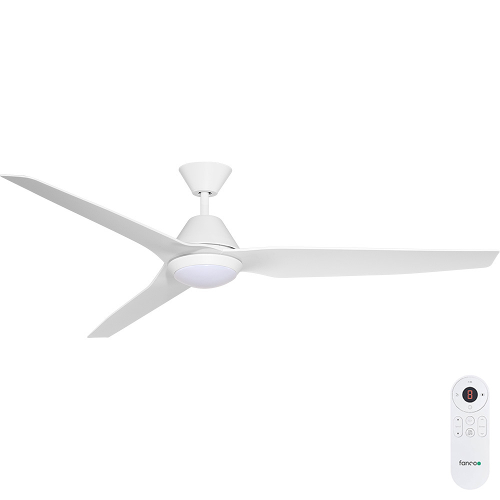 Infinity ID 64″ White SMART DC Ceiling Fan with Remote & CCT LED Light ...