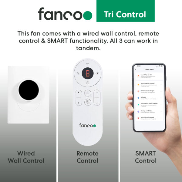 DC Fanco Horizon Ceiling Fan with Remote - by Fanco Australia